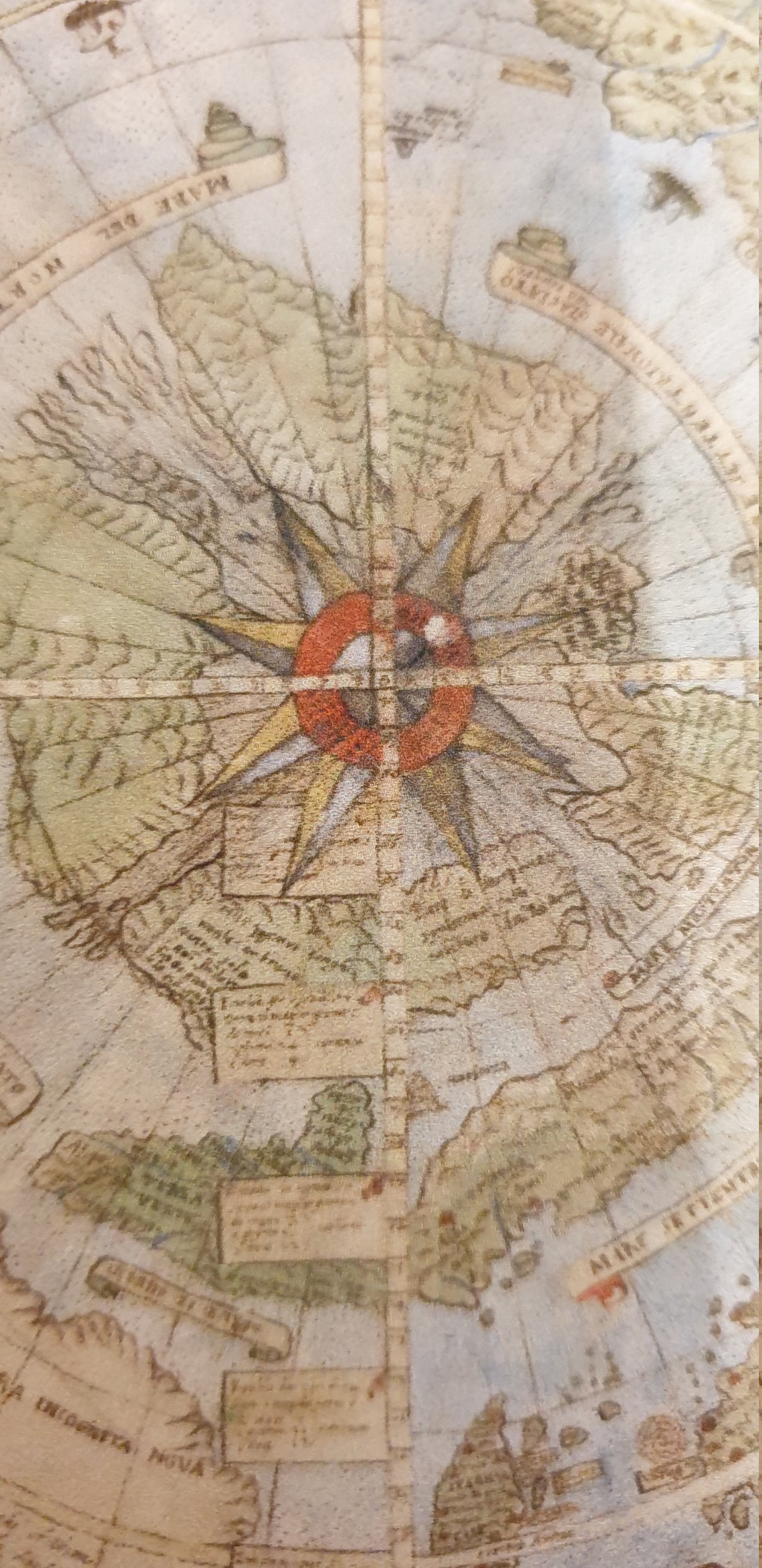 1587 Urbano Monte Map of the World - Etsy