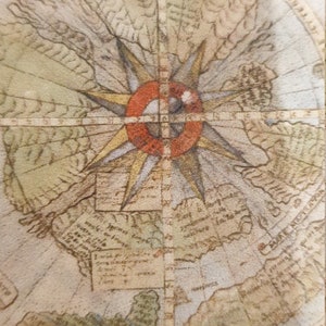 1587 Urbano Monte Map of the World - Etsy