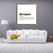 Dreamer Definition Print Dreamer Art Print Funny Home Decor Dreamer ...
