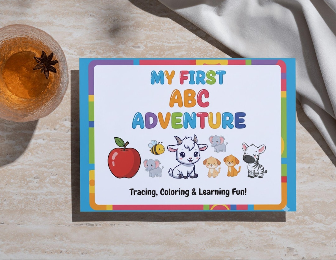 My First ABC Letter Tracing and Coloring Book for Kids | 26 Alphabet ...