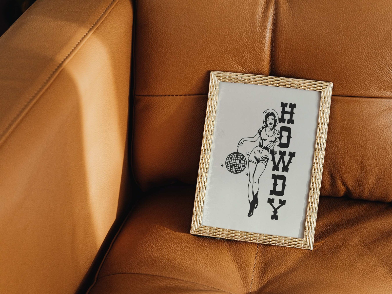 Disco Cowgirl Print Retro Cowgirl Art Printable Wall Art - Etsy