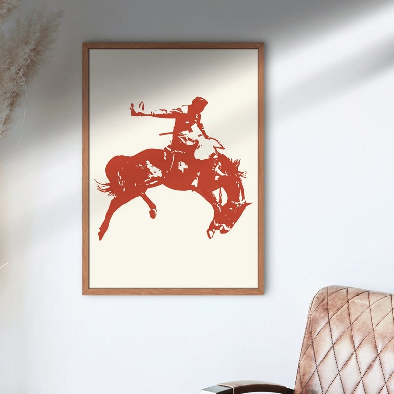 Vintage Rodeo Poster - Etsy