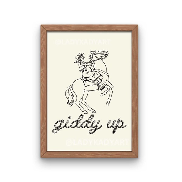 Giddy up Cowboy - Etsy