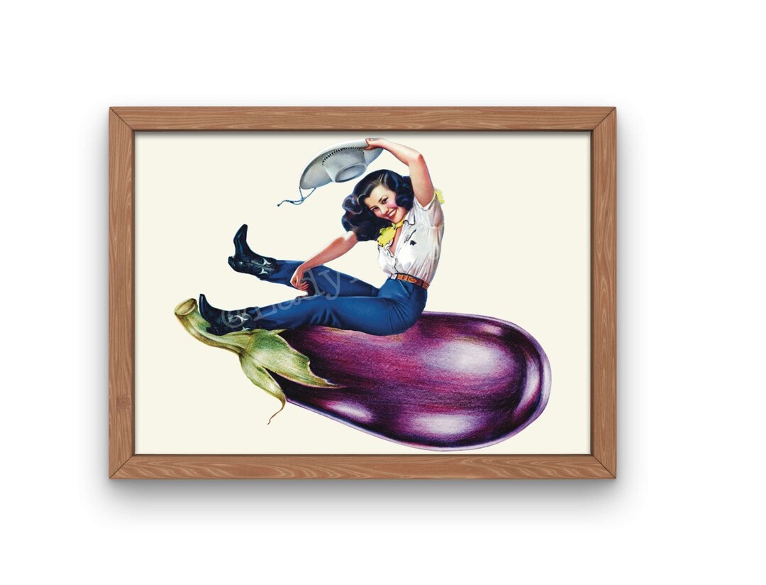 Ride It Cowgirl Collage Print, Cowgirl Decor, Cowboy Print, Vintage ...