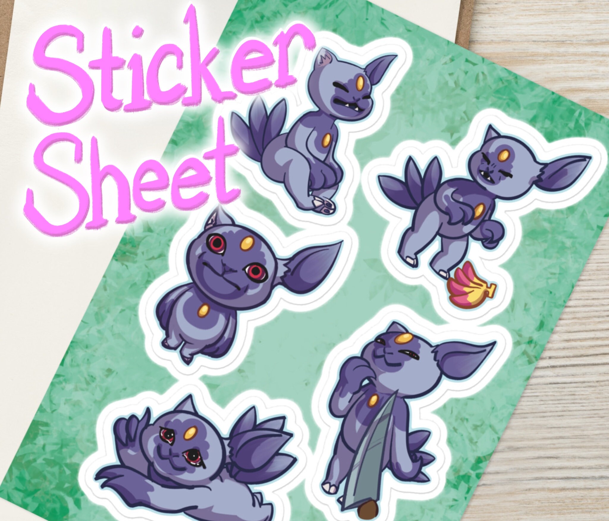 Sneasels as Memes Sticker Sheet - Etsy