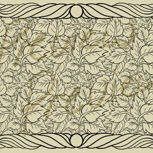 Leafy Repeating Pattern Coloring Page for Mindfulness and Relaxation - Etsy