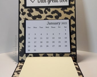 Leopard Print Desk Set - Etsy
