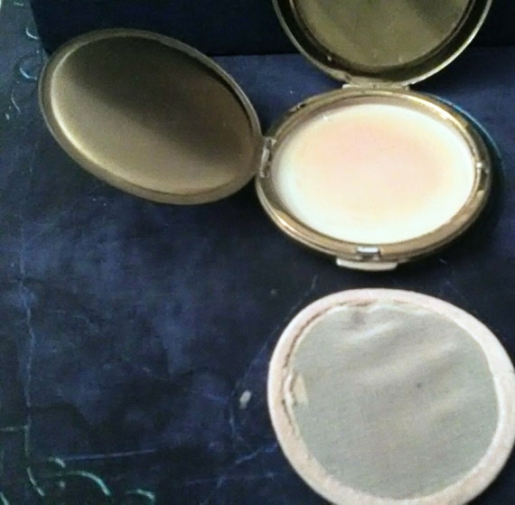 Vintage Stratton 1950s powder compact with original p… - Gem