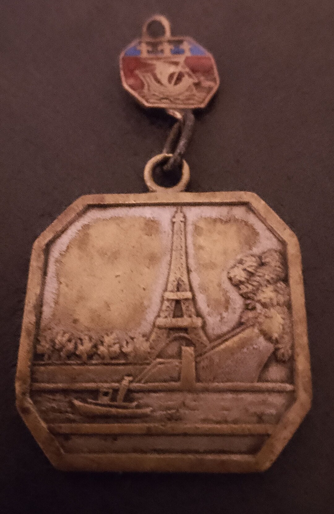 1950s Vintage French Medal With Paris Monuments, Pendant for France, - Etsy