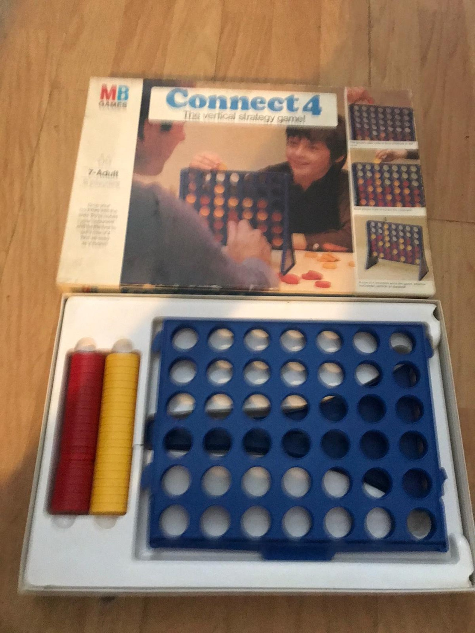 Vintage 1970s MB 'connect 4' Family 2 Player Game Original Piece in ...