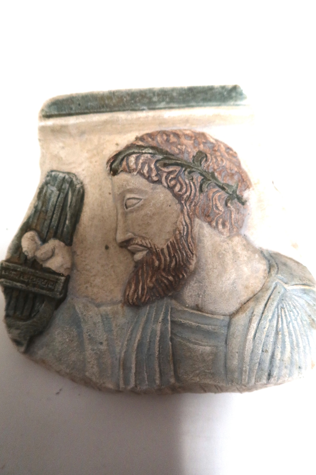 Vintage Ergani Athena Greek Handmade Copy Plaster Plaque Wall Hanging ...