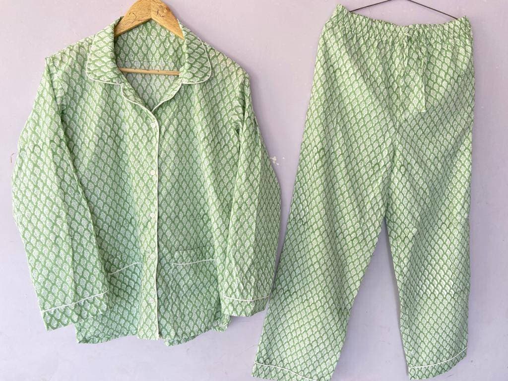 Dark Green Pajama Set - Etsy