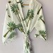 New Indian Palm Tree Print Cotton Kimono Bath Robe Japanese - Etsy
