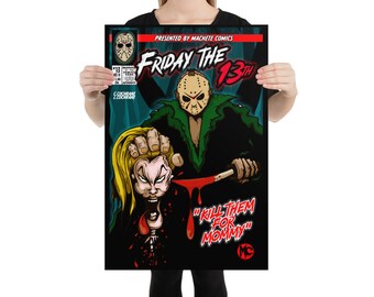 Jason Mask Friday the 13th Pop Art PRINT - Etsy