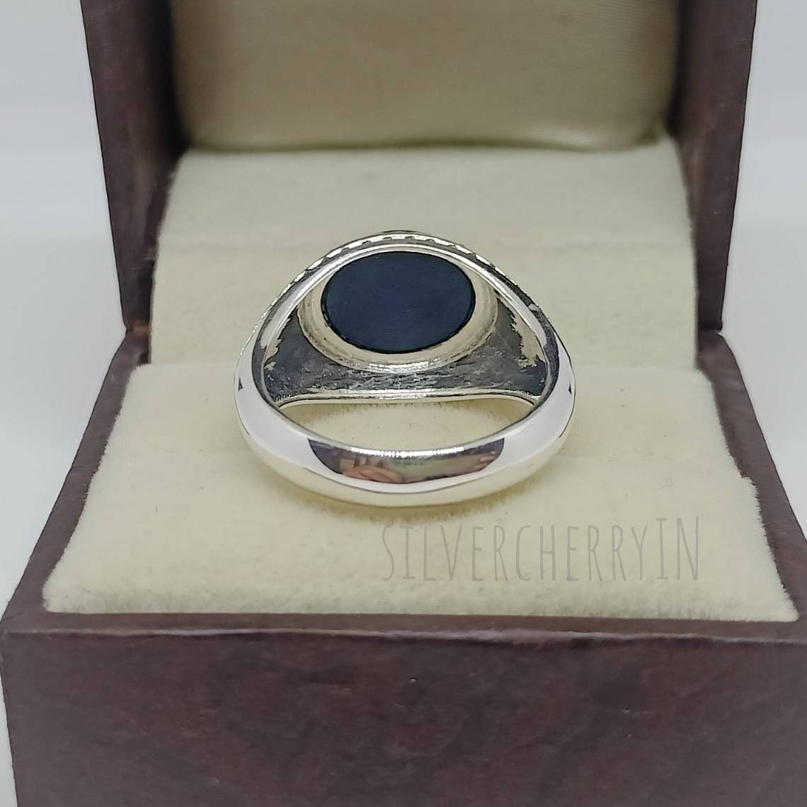 Genuine Blue Star Sapphire Men's Ring Blue Star Sapphire - Etsy