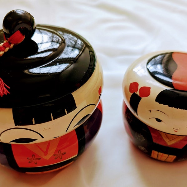 Japanese Kokeshi Box - Etsy