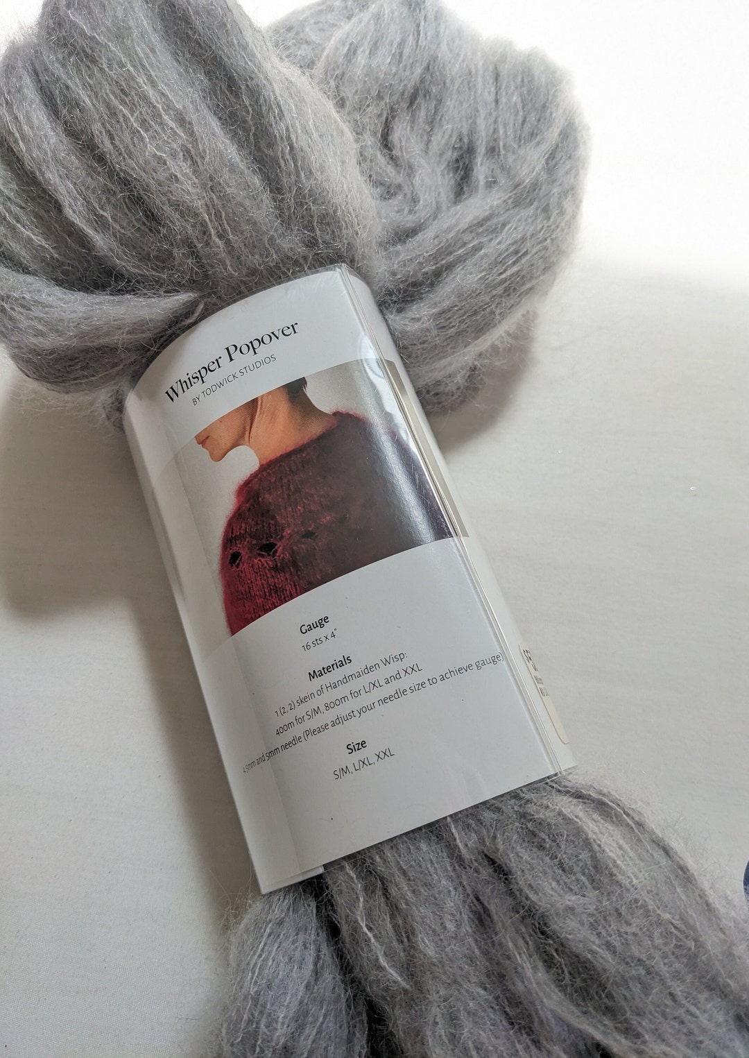 Yarn Hand Craft Lovers Whisper Popover Todwick Winter Gray Color ...