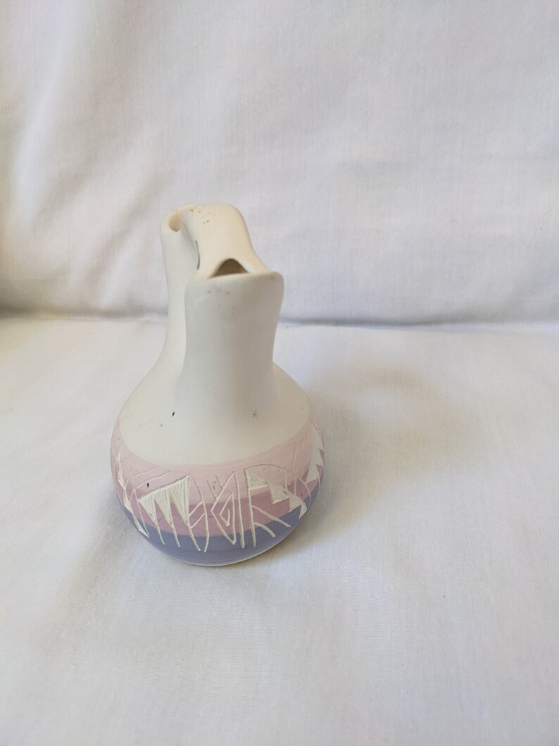 Folk Art Mesa Verde Pottery Vase Ute Native American WEDDING VASE ...