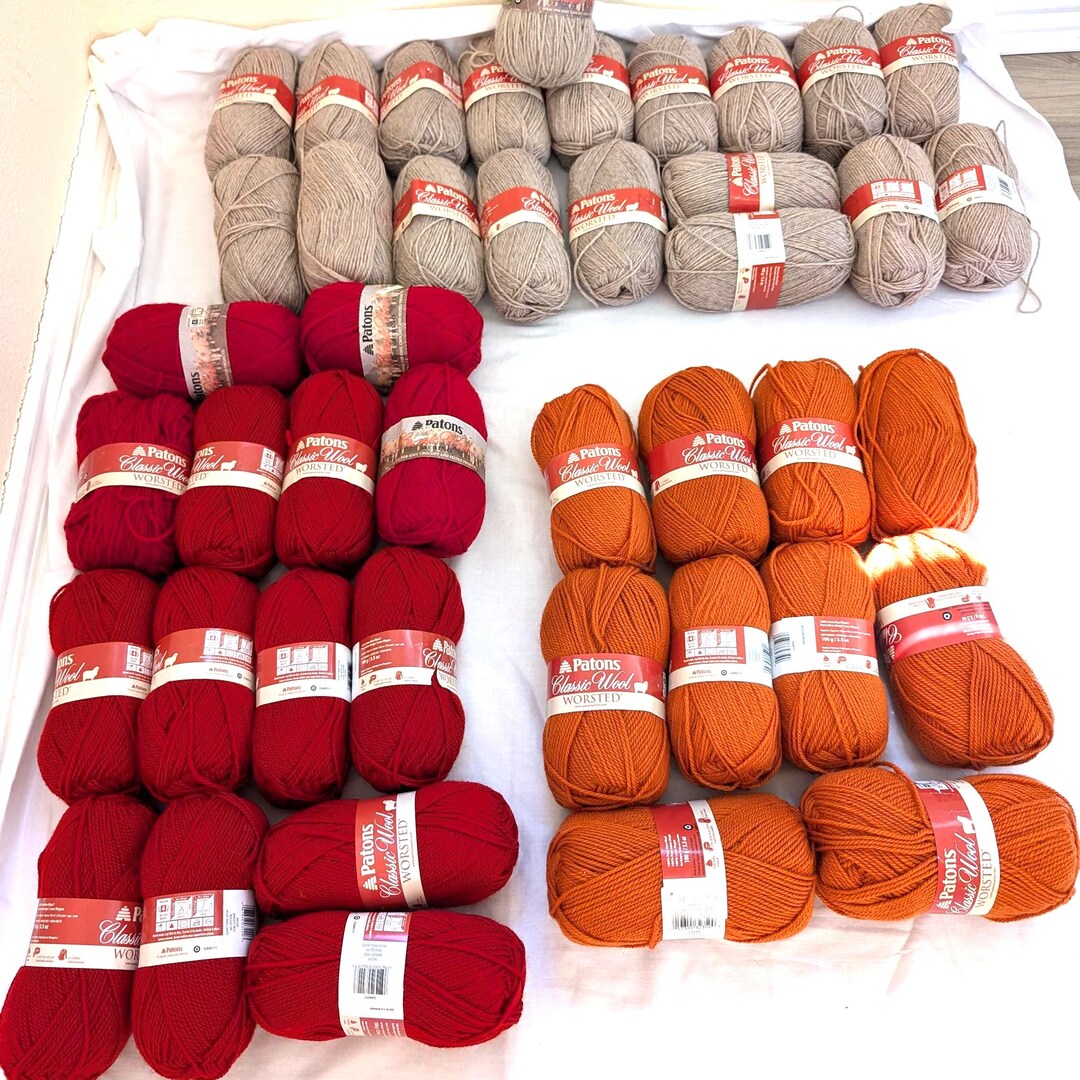 Patons Classic Wool Yarn: Rustic Fall Colors, 3.5oz Skeins - Etsy