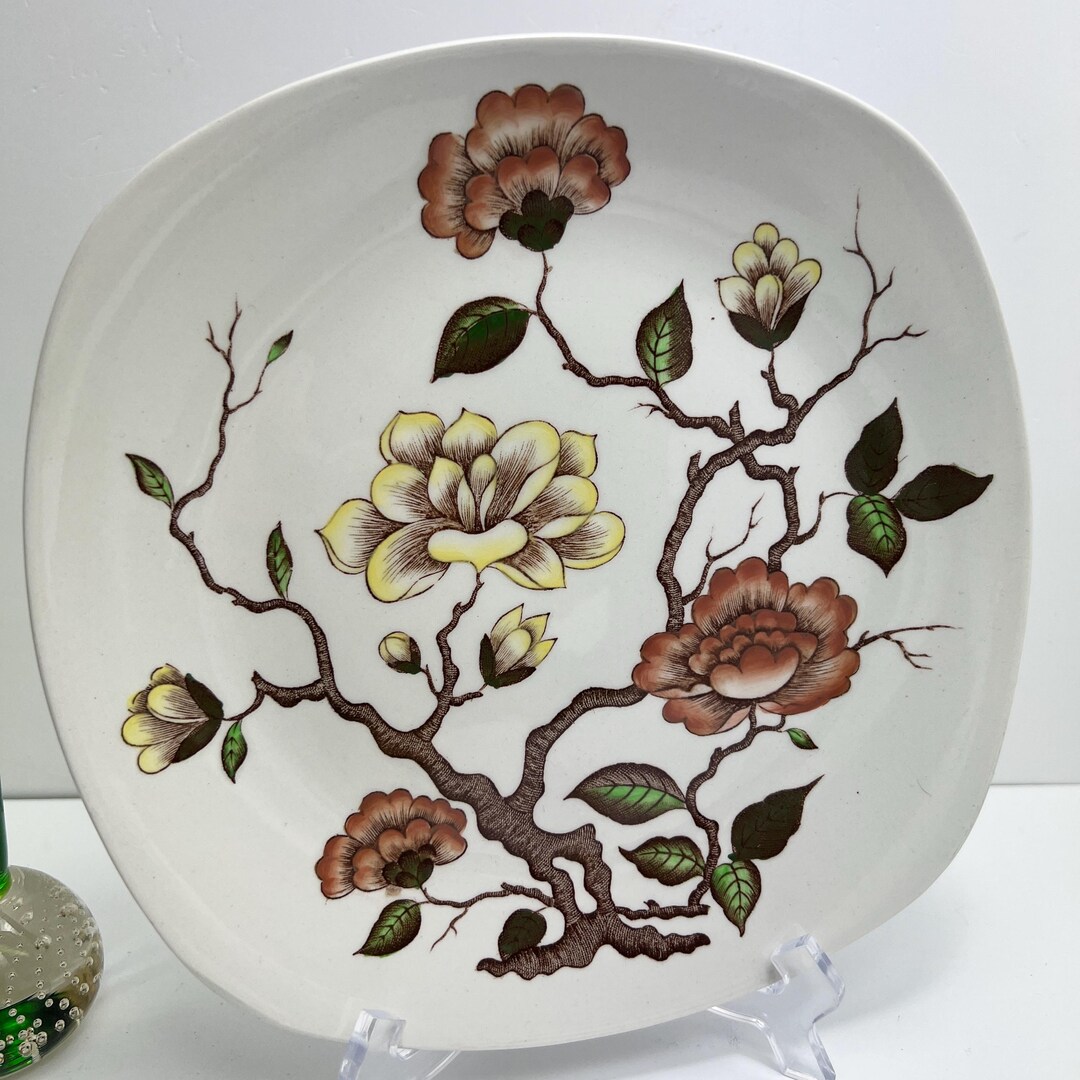 Midwinter Ming Tree, Large Vintage Dinner Plates - Jessie Tait Design ...