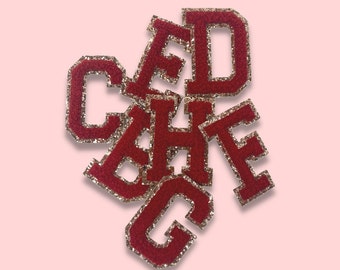 Red Varsity Letters - Etsy