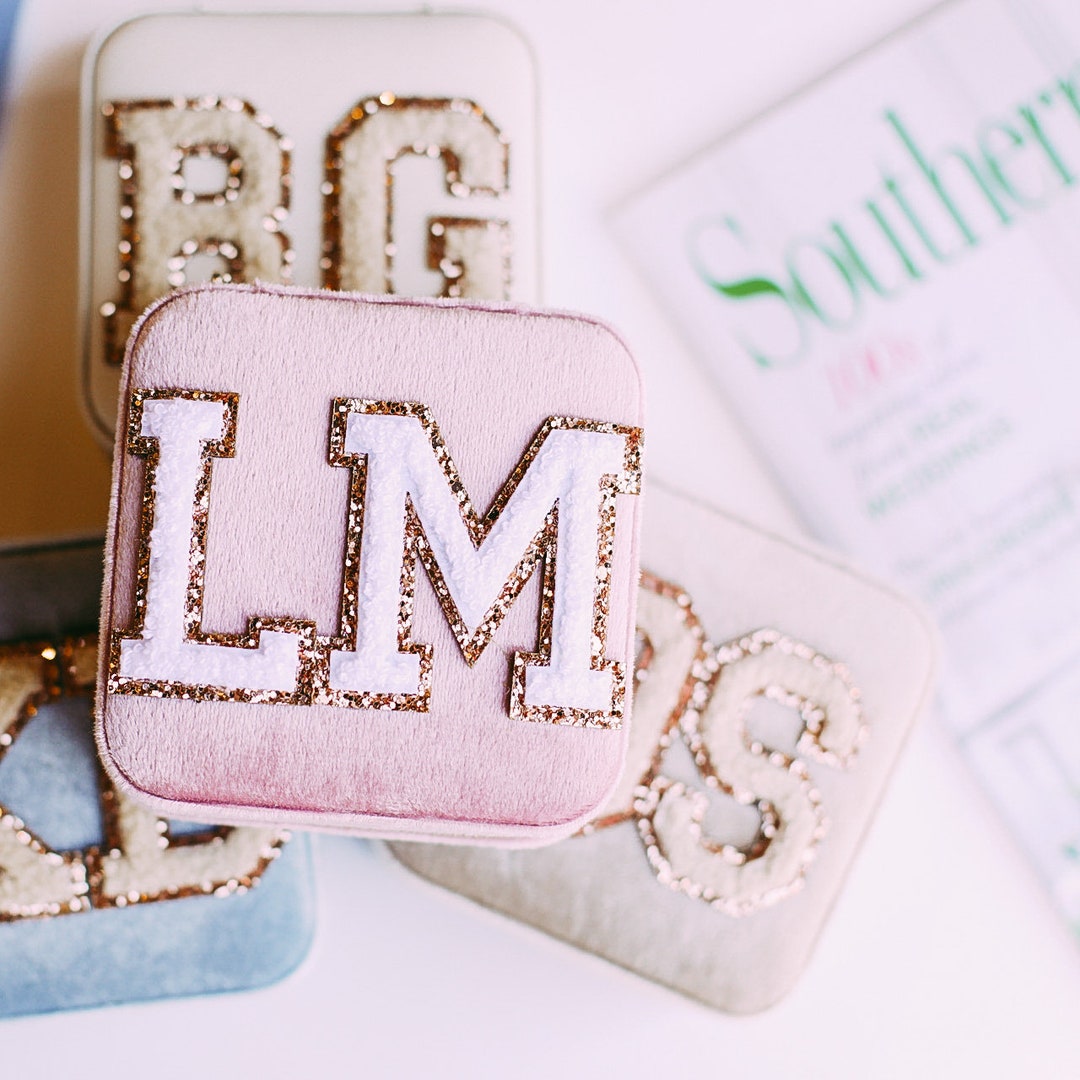 Custom Jewelry Box Chenille Patches Bridal Party Gift - Etsy