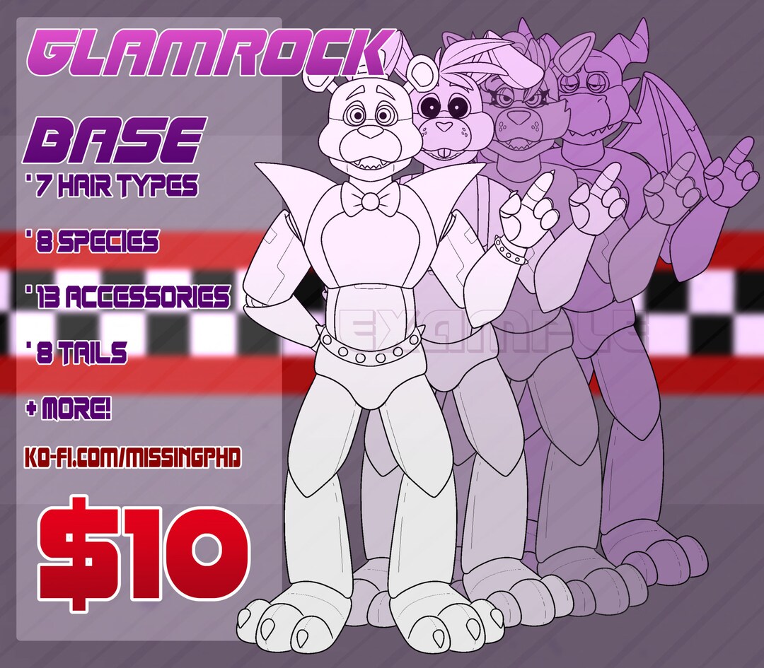 Glamrock Robot Furry Base - Etsy