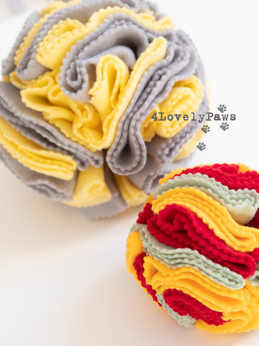 Set of 2 Snuffle Balls, Mental Stimulation, Snuffle Ball for Cats ...