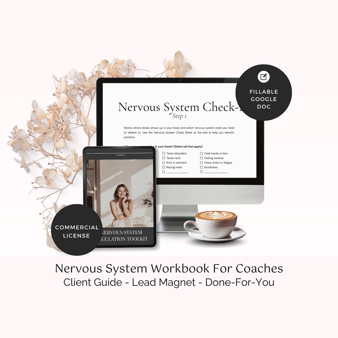 Nervous System Regulation Workbook: Somatic Coach Client Resource ...