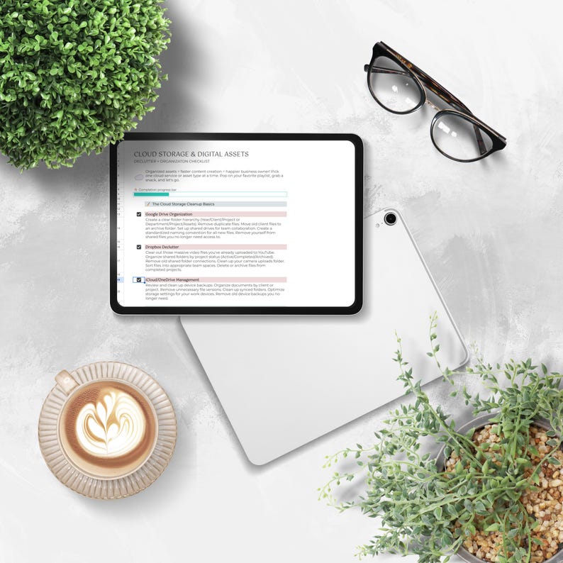 Editable Digital Declutter Checklist: Spring Clean Your Small Business ...