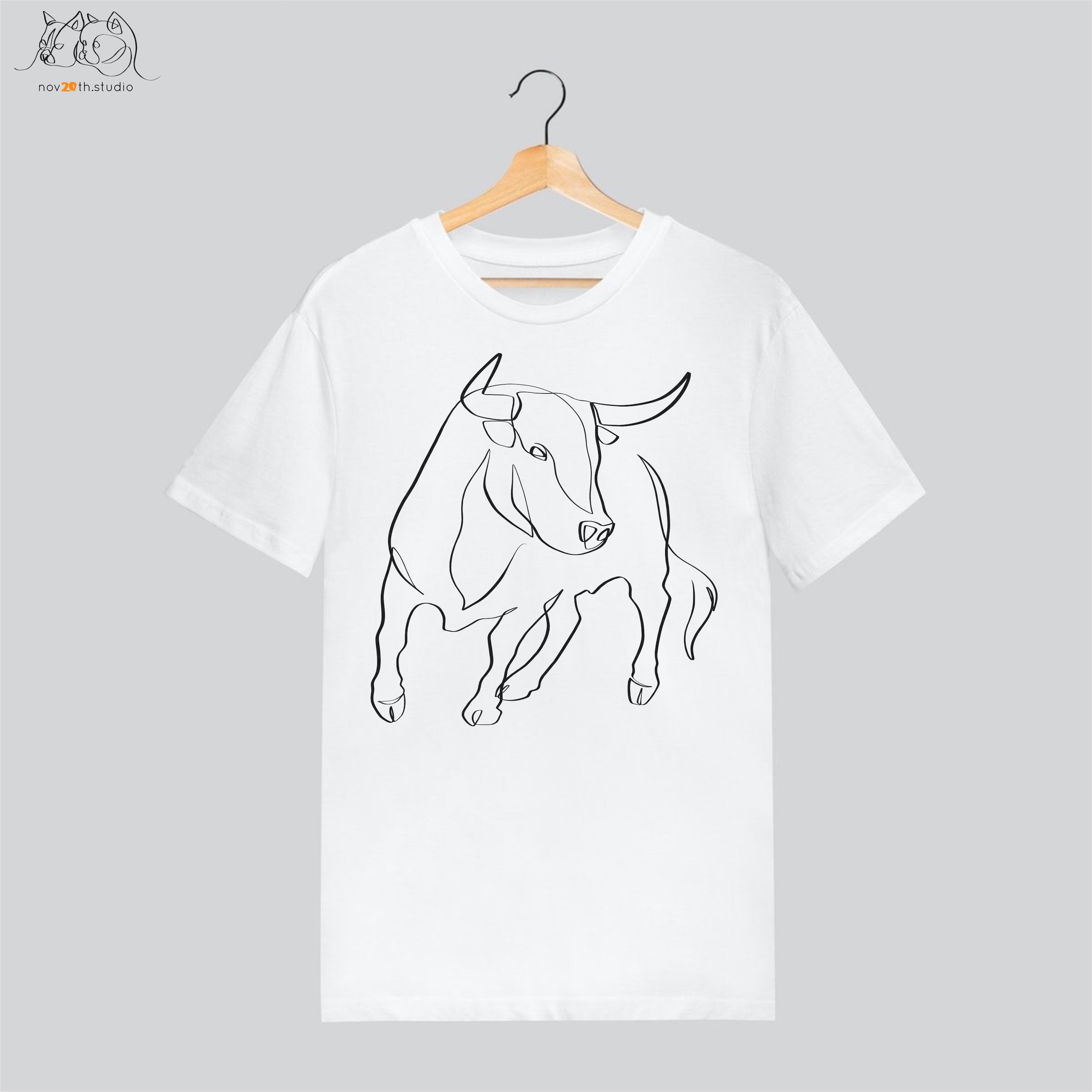 Instant Download Minimal Bullfighting Art, One Line Art Bull, Printable ...