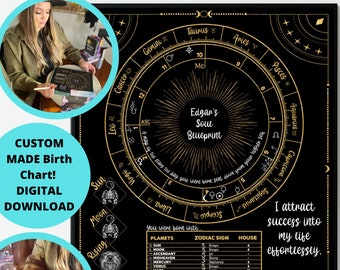 Astrology Birth Chart for Baby - Etsy