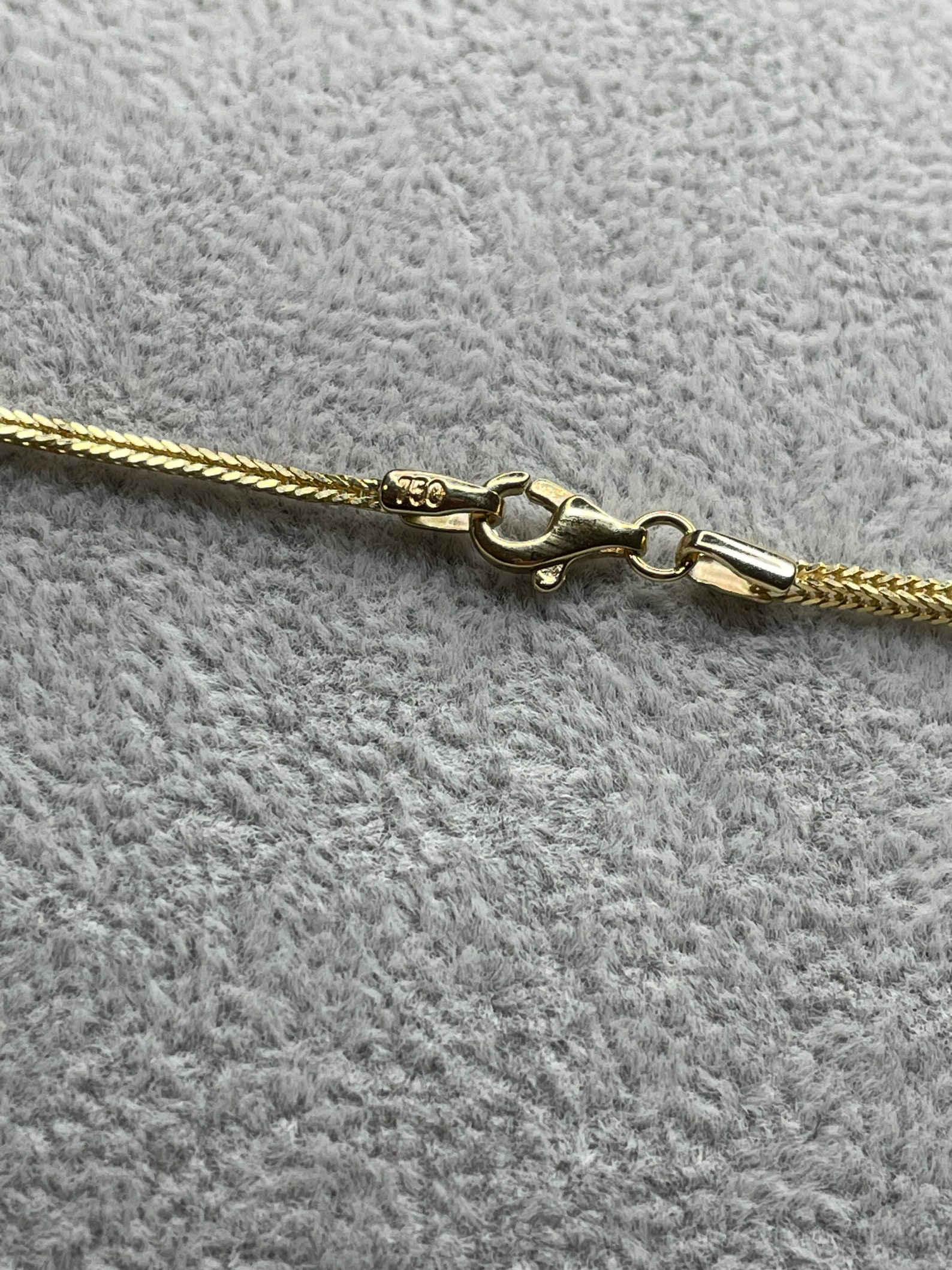 18k Solid Gold Foxtail Chain Foxtail Chain Foxtail Necklace - Etsy UK