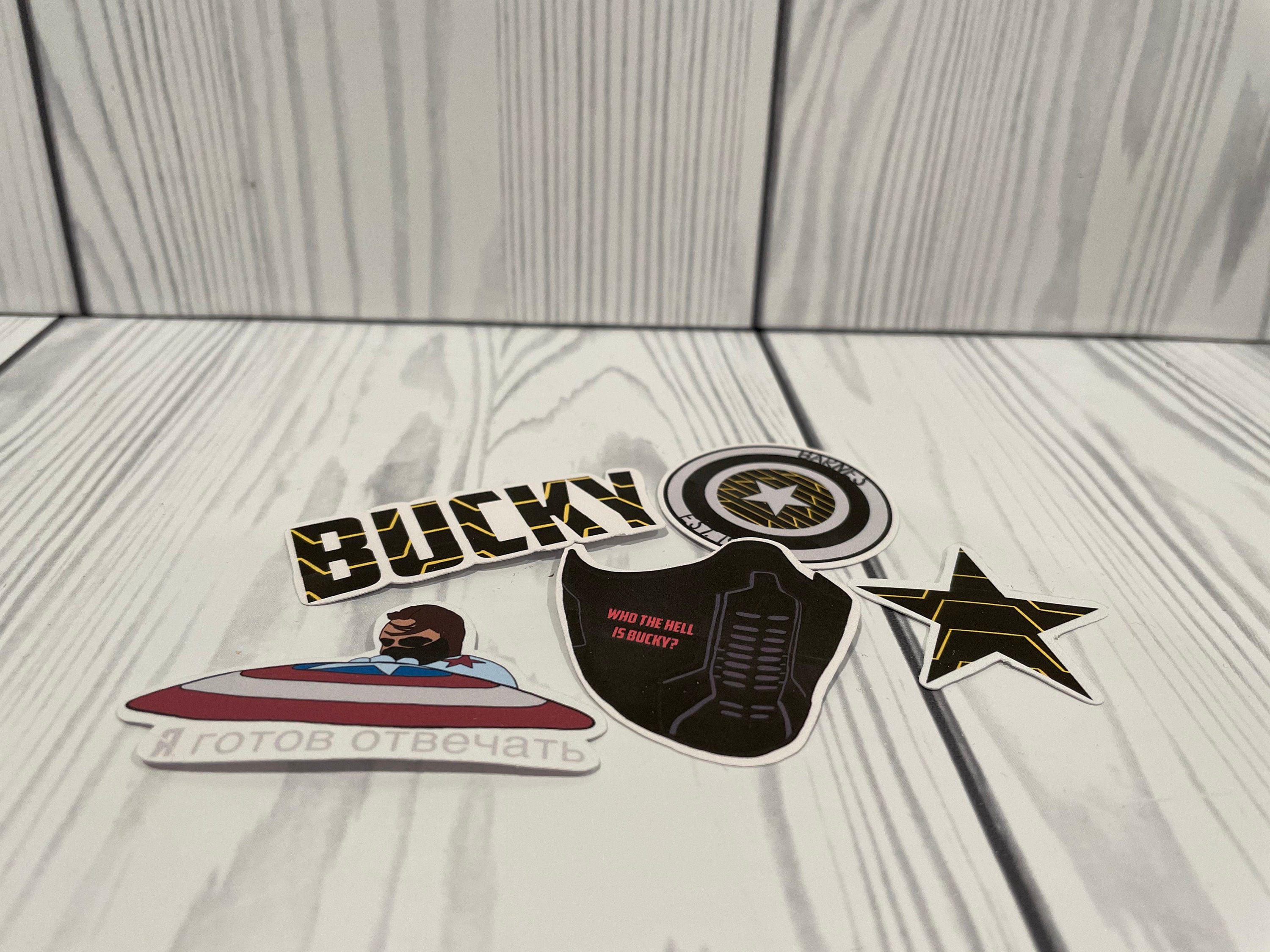 Bucky Barnes Sticker Set - Etsy