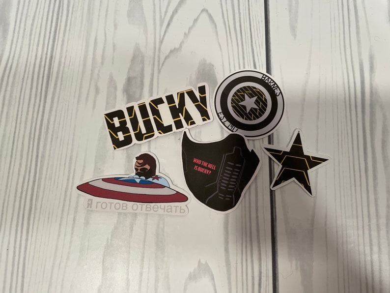 Bucky Barnes Sticker Set - Etsy