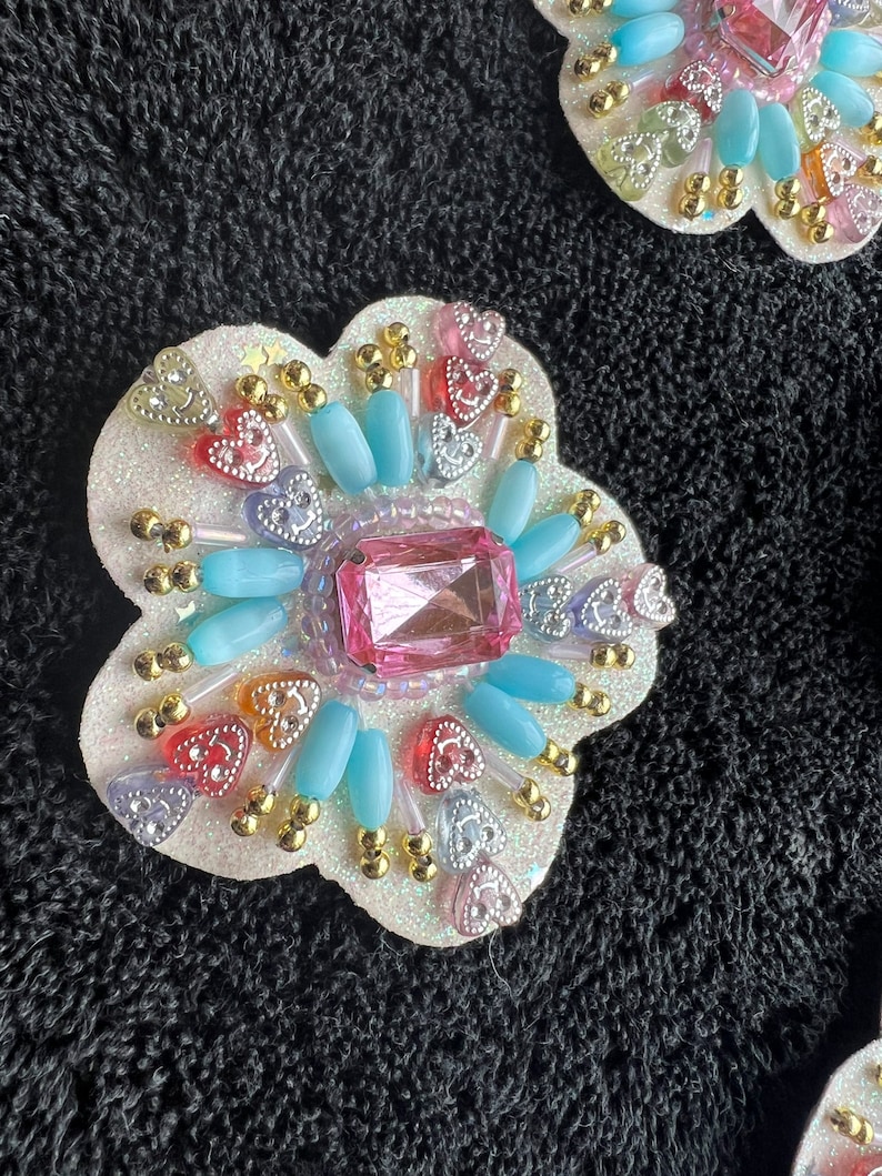 White Floral Beaded Crocs Jibbitz - Etsy