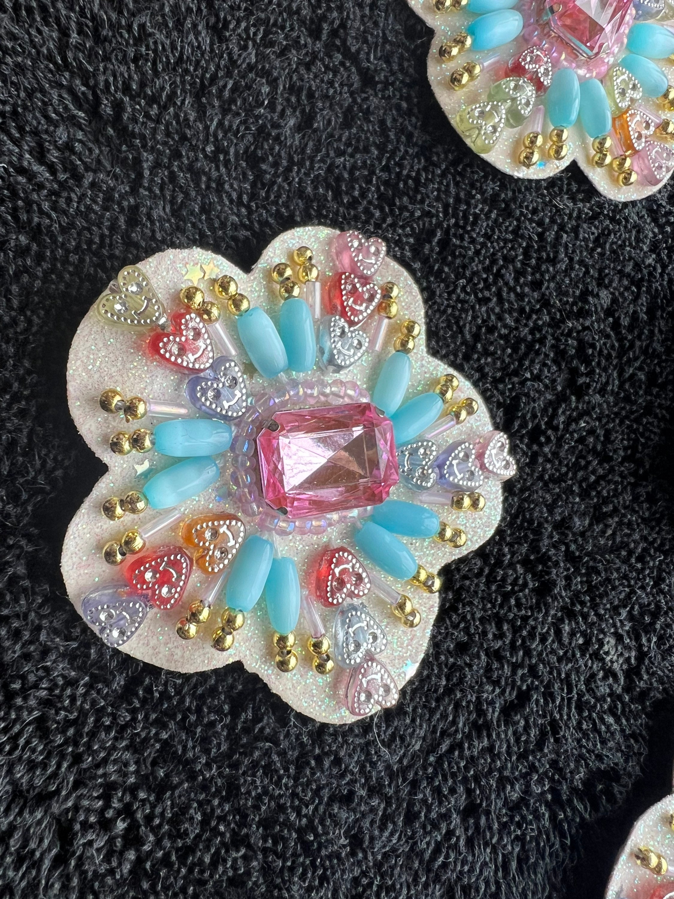 White Floral Beaded Crocs Jibbitz - Etsy