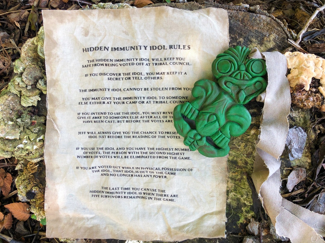 Survivor Heroes VS Villains Hidden Immunity Idol - Etsy