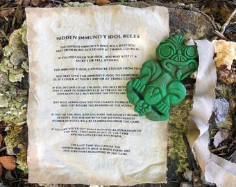 Survivor Hidden Immunity Idol Necklace Blood Vs Water - Etsy