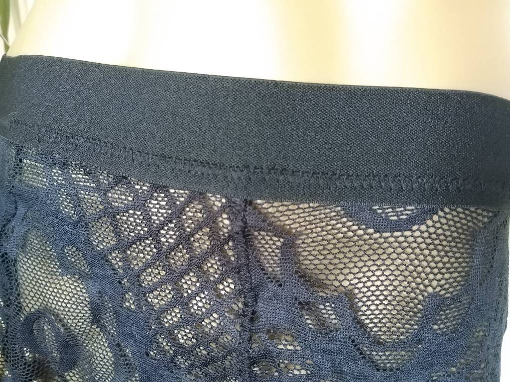 Boxer Briefs Black Lace and See Through With Thick Waistband New Design ...