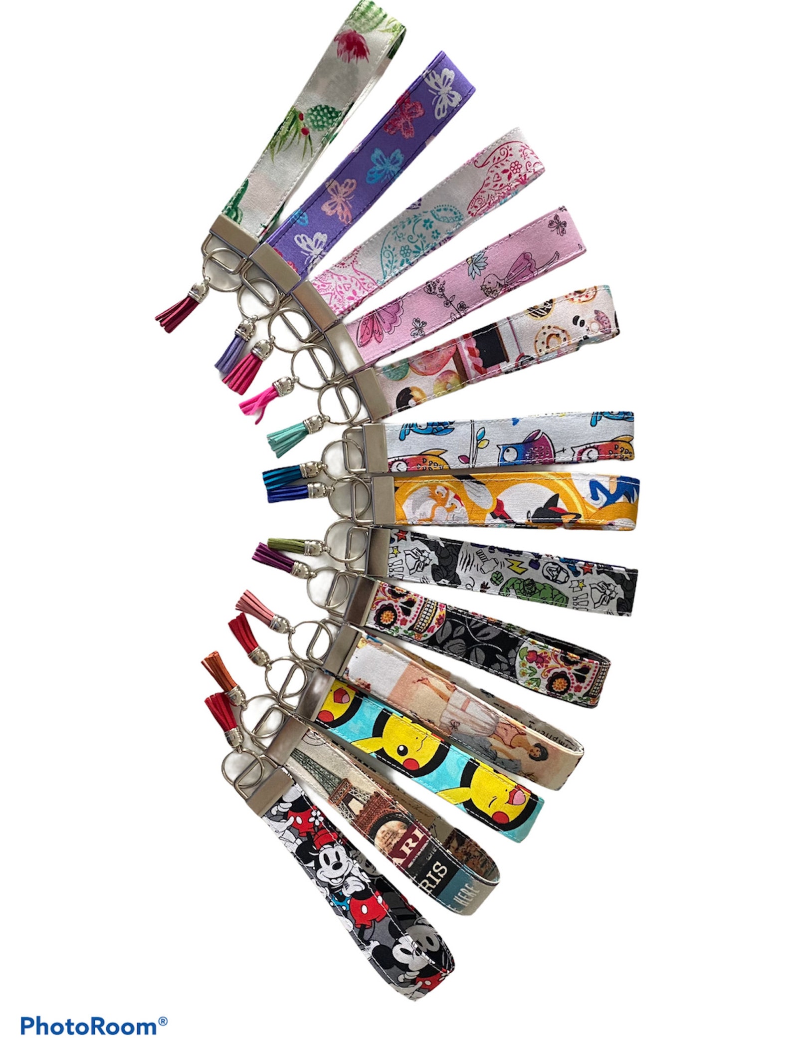 Key Chain Wristlet Personalized Keychain Personalized - Etsy