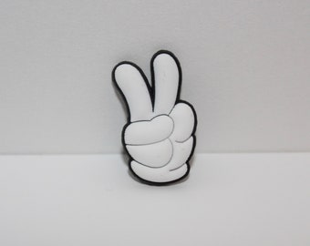 Peace Sign Jibbitz | Etsy