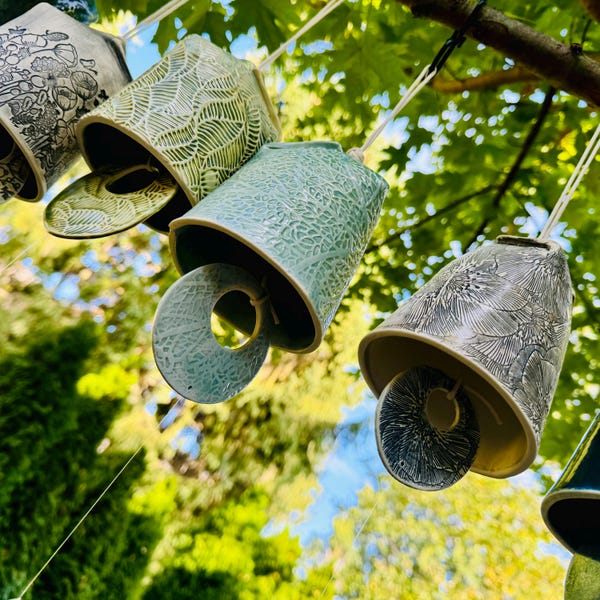Pottery Wind Chimes - Etsy