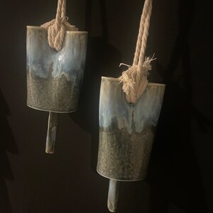 Ceramic Bell/chime Glacier Blue/multi Color Birthday, Wedding ...