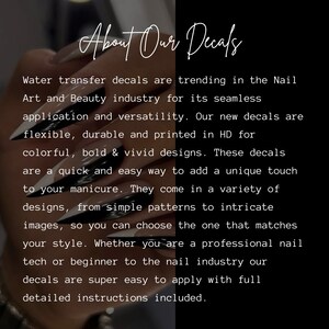 Blood Splatter Horror Villain Halloween Nail Decals Clear Water ...