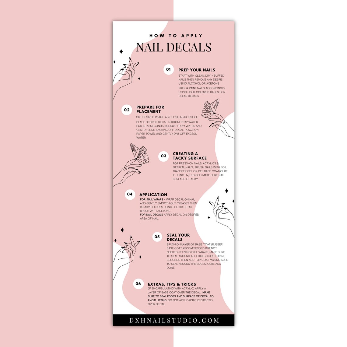 Red Bandana Nail Decals Waterslide Nail Decals XL Nail - Etsy