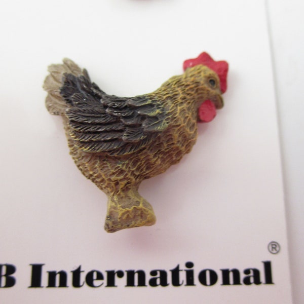 Chicken Buttons - Etsy