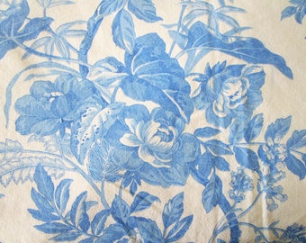 Blue Floral Toile - Etsy