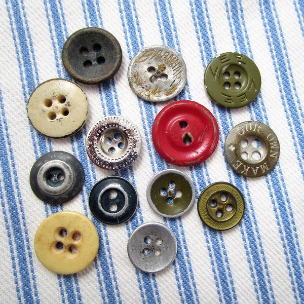 Painted Wood Buttons - Etsy