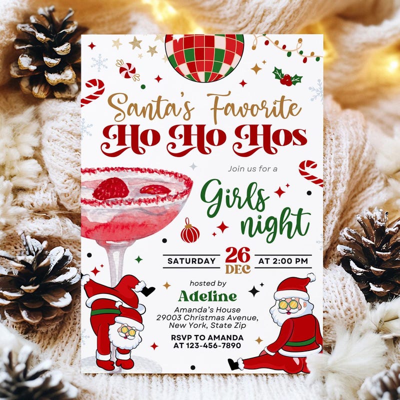 Funny Christmas Party Invitations - Etsy